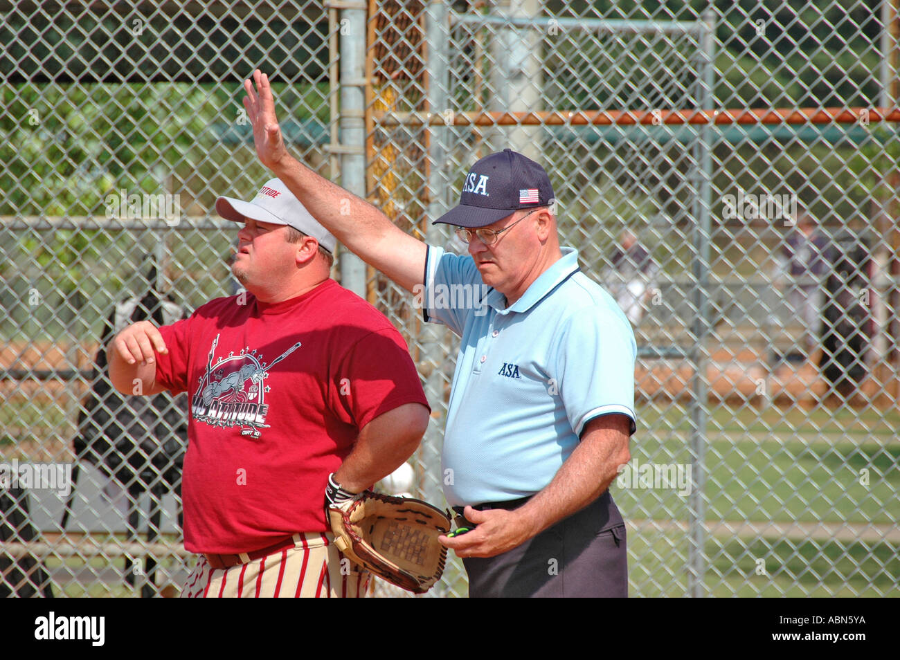 softball umpires for ASA organization in the USA and America during ...