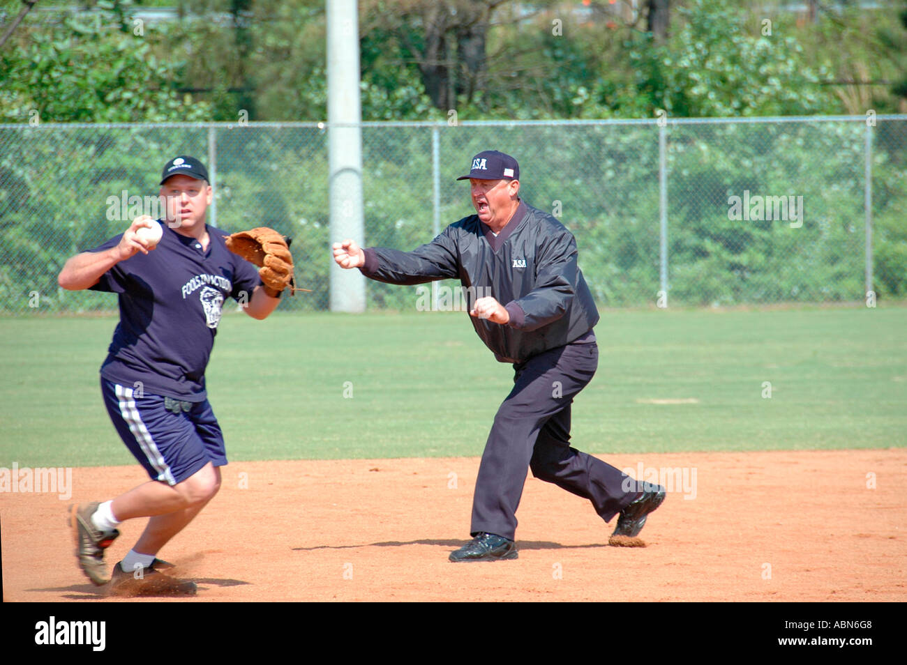 softball umpires for ASA organization in the USA and America during ...