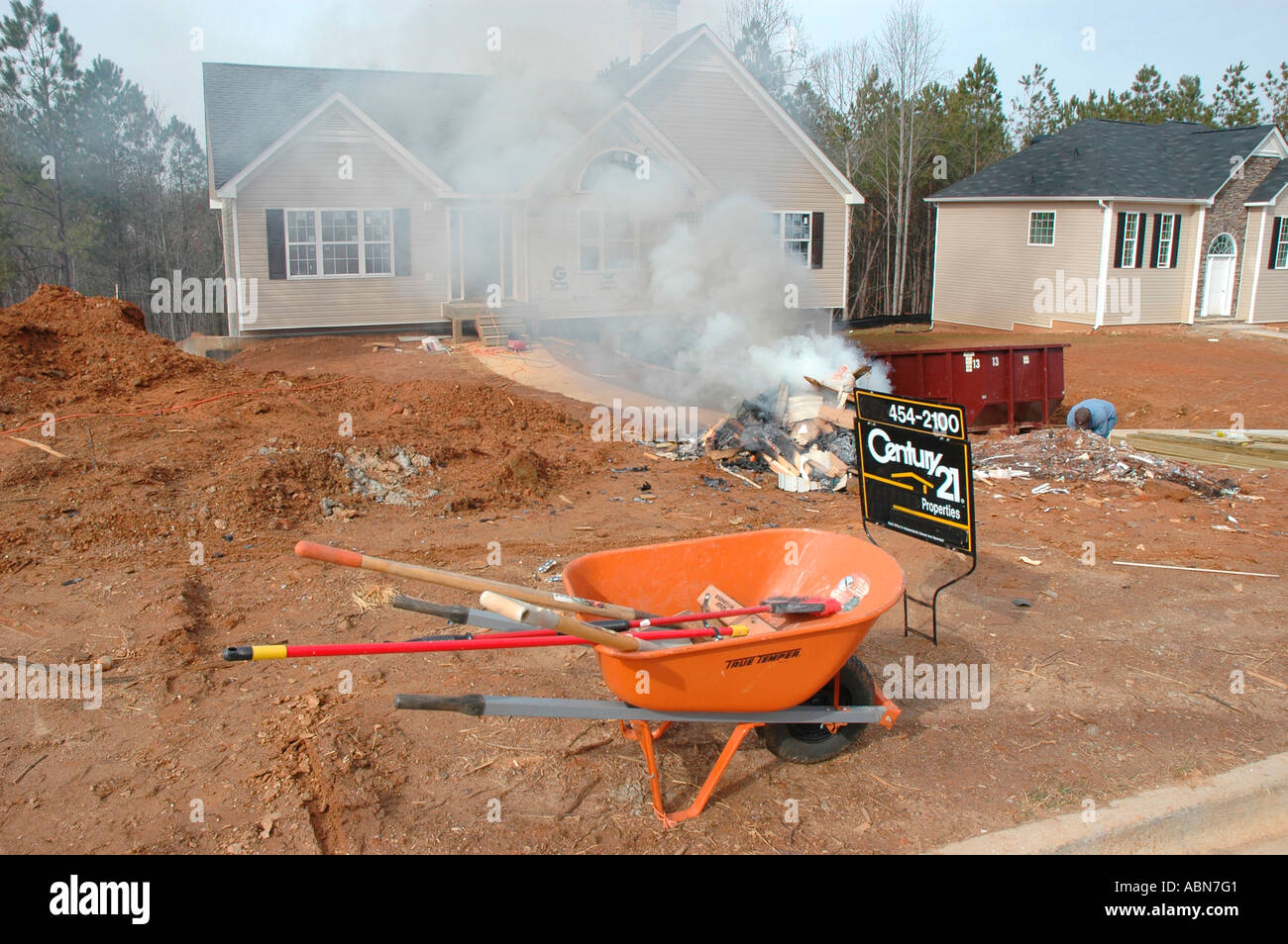 Burning waste at new home site construction rather than taking it to a ...