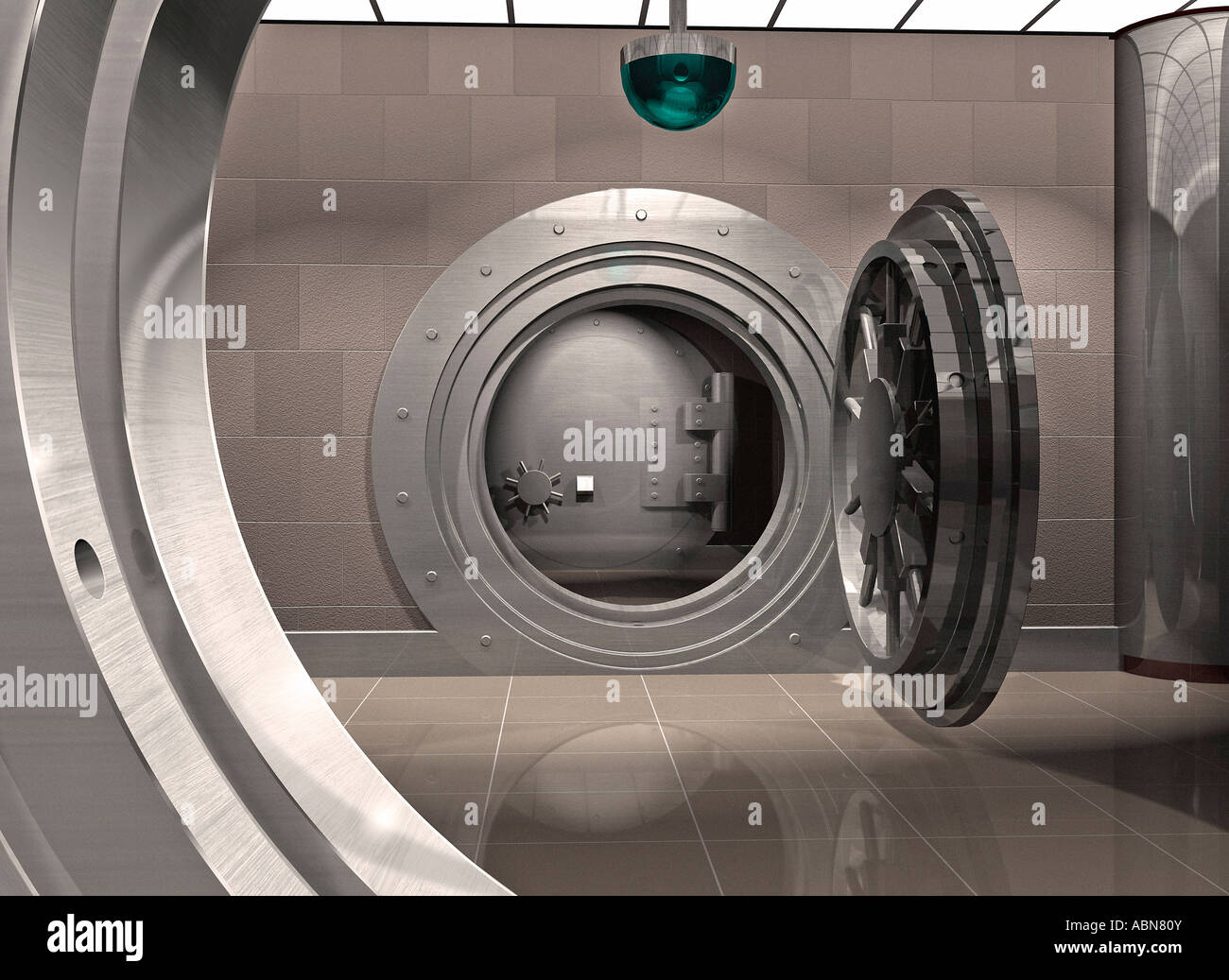 Bank vault open inside hi-res stock photography and images - Alamy