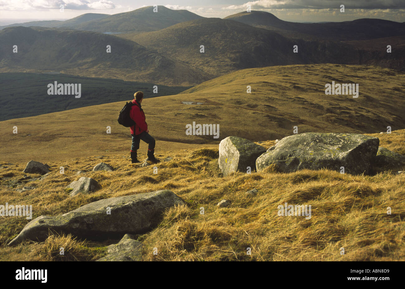 Hill walking Scotland Stock Photo - Alamy