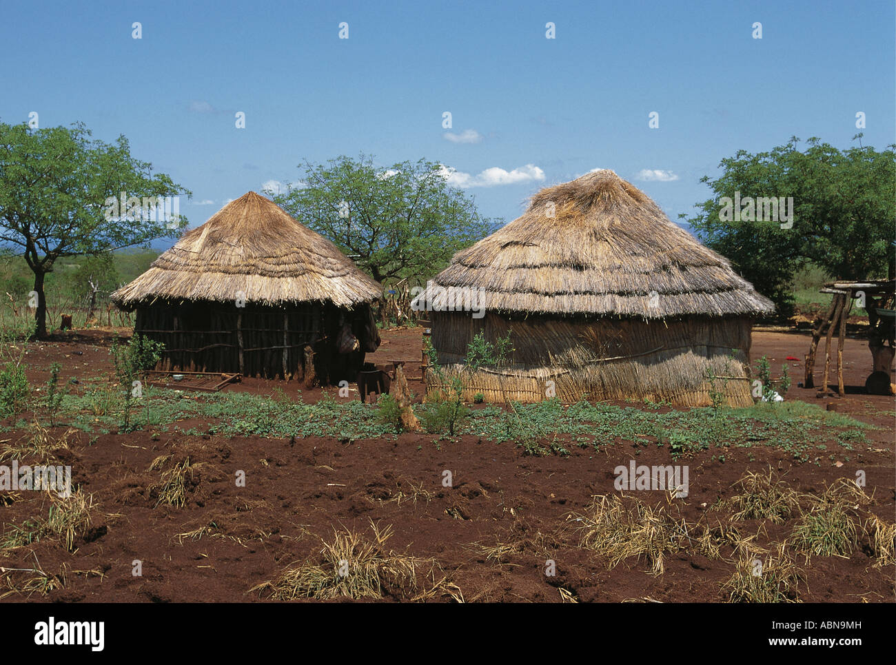Traditional swazi huts swaziland hi-res stock photography and images ...