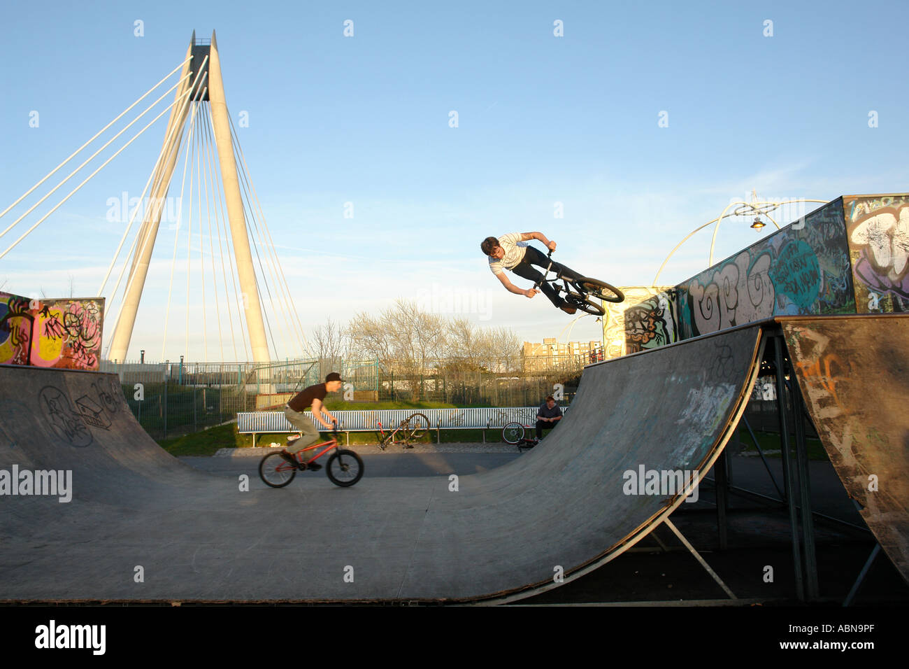 Jumping ramps hi-res stock photography and images - Alamy