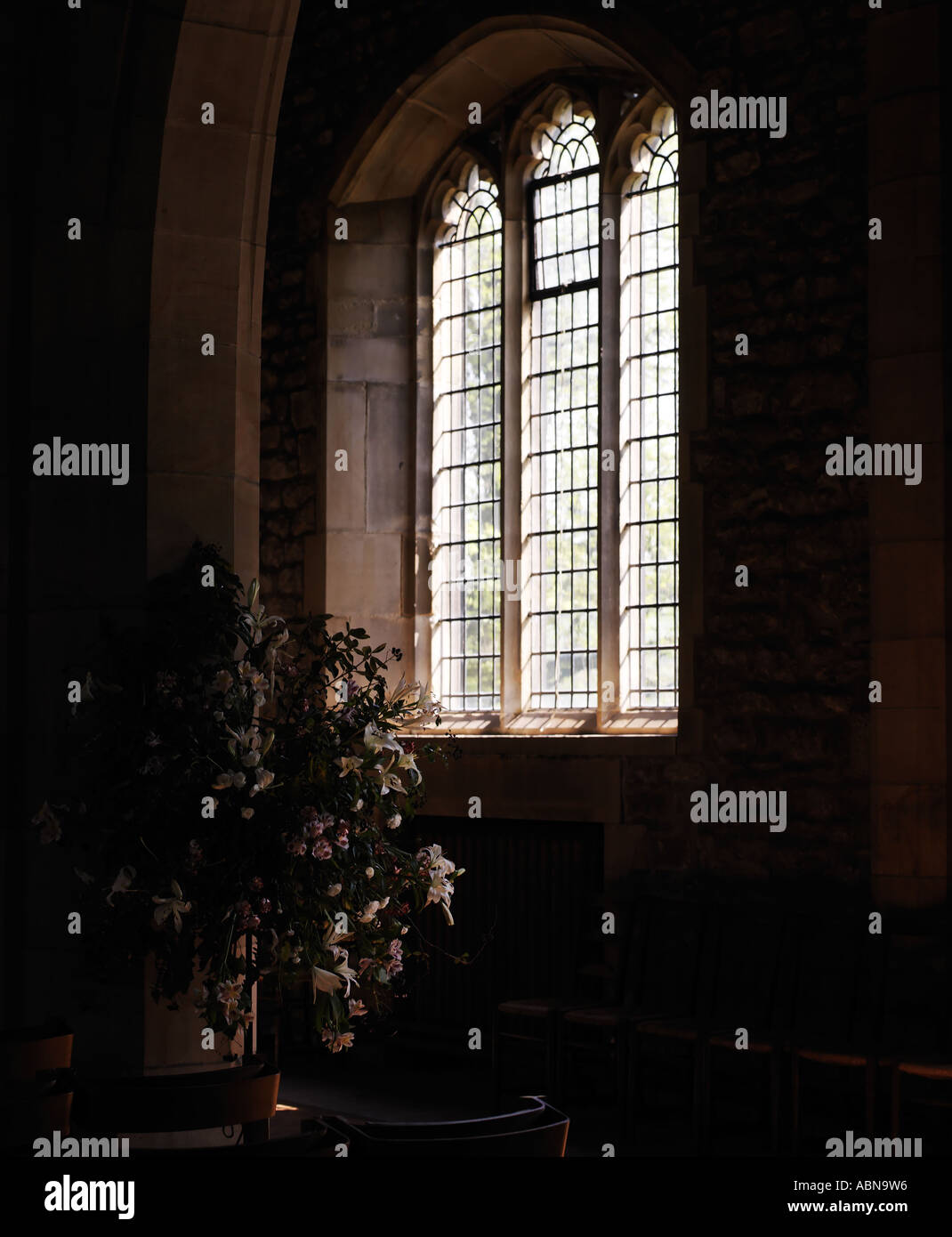 Saint Leonards Church Downham interior Stock Photo - Alamy