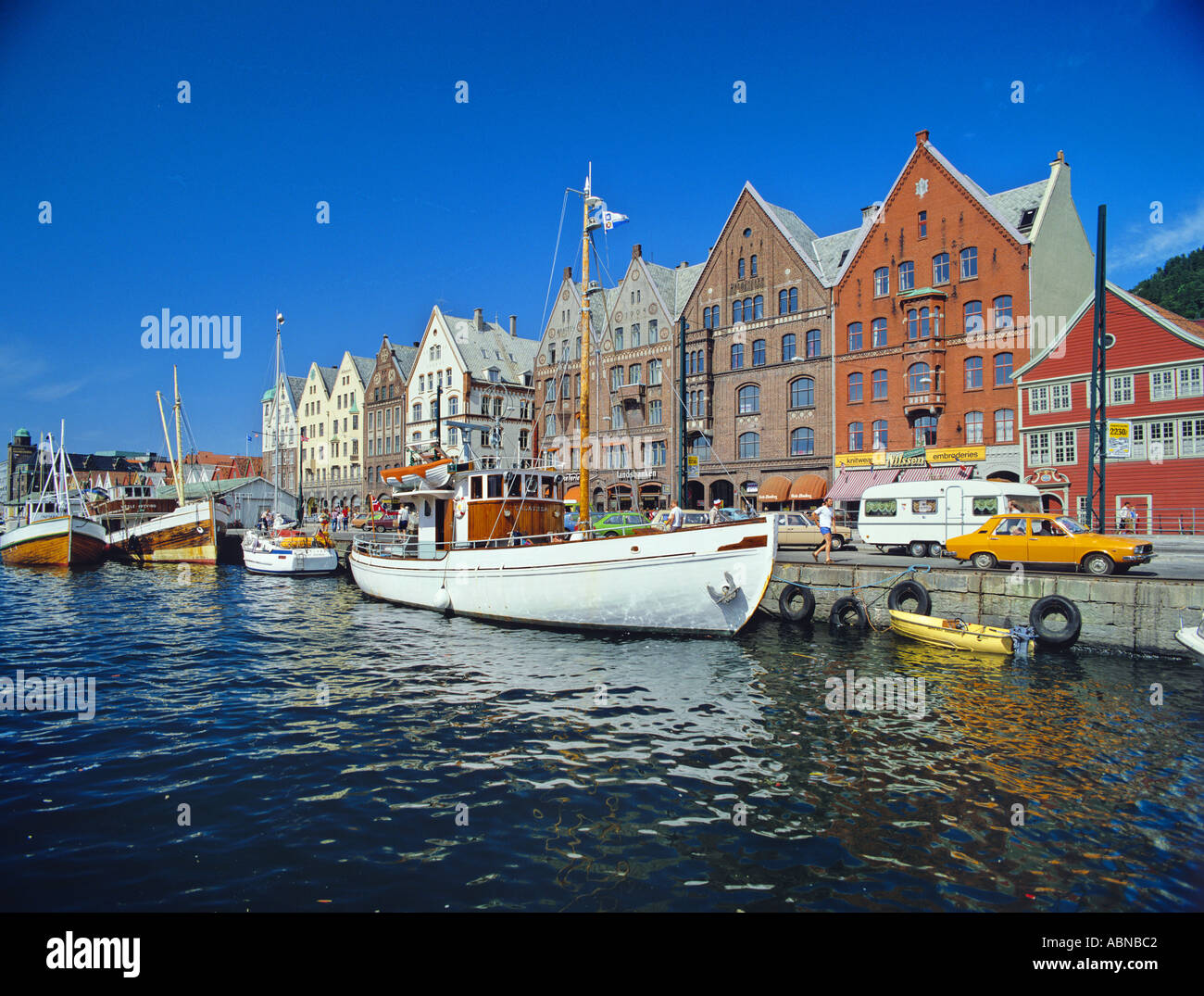 Bergen harbour Norway Stock Photo - Alamy