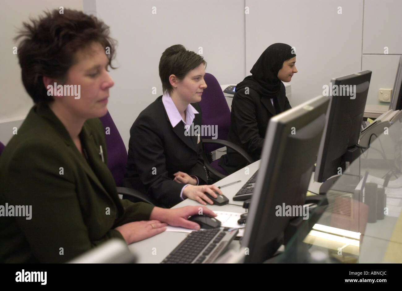 Reception at Luton Borough Council UK Stock Photo - Alamy