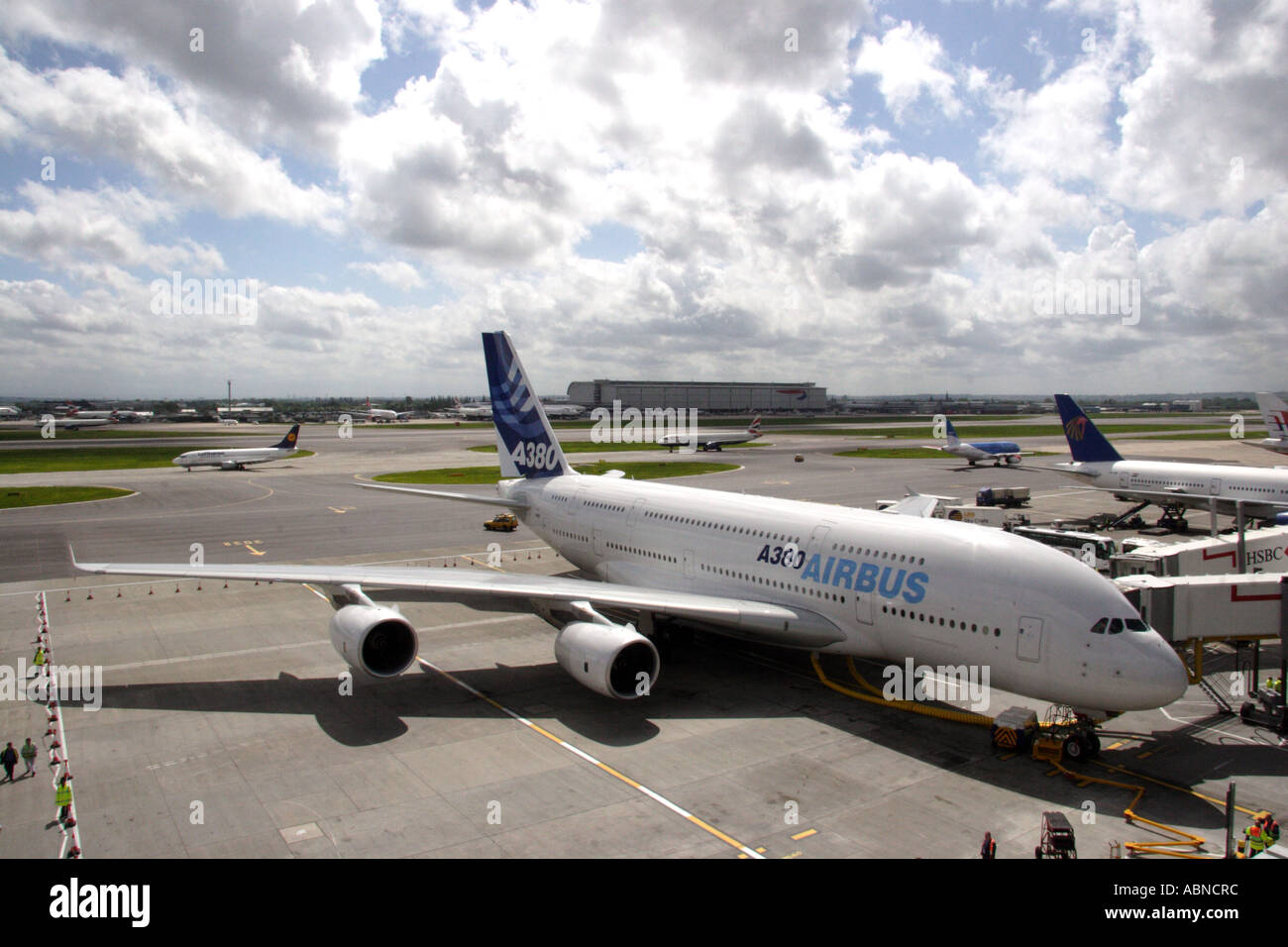 Airbus a380 flight test aircraft hi-res stock photography and images ...