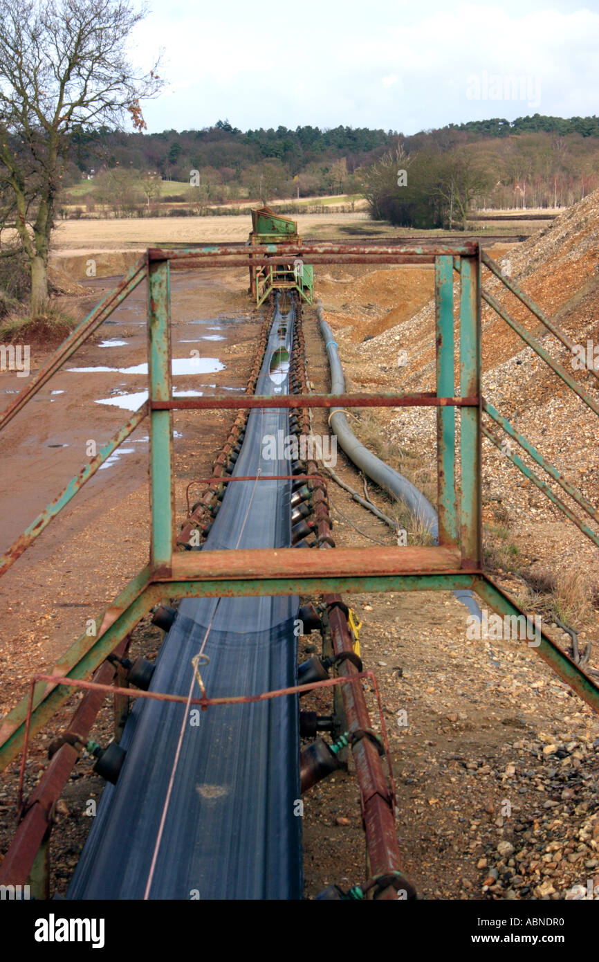 Gravel Pit Conveyor 4 Stock Photo - Alamy