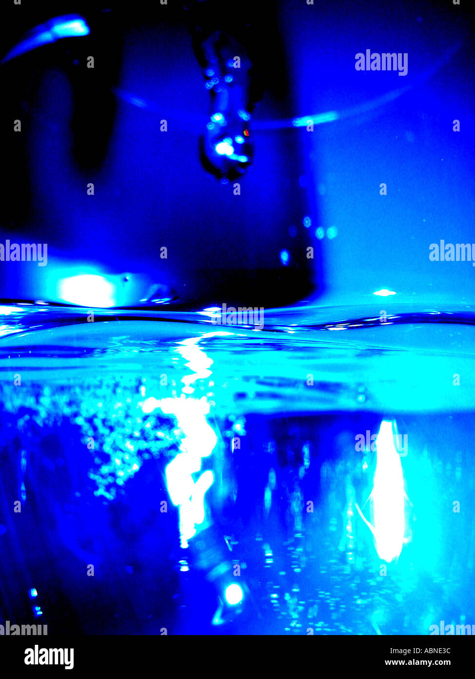 blue mineral water Stock Photo - Alamy