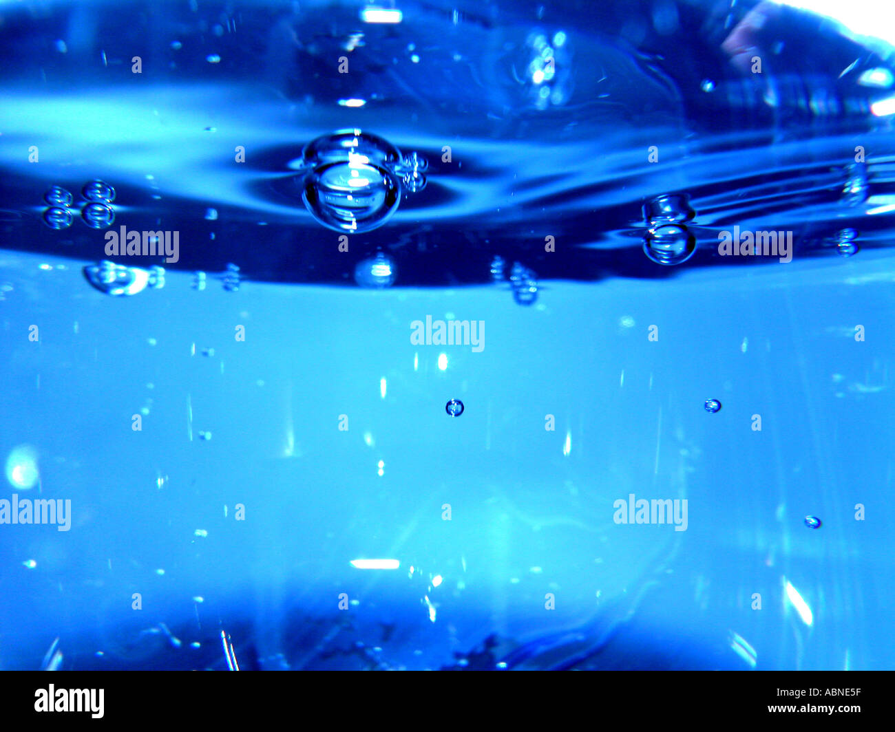 blue mineral water Stock Photo - Alamy