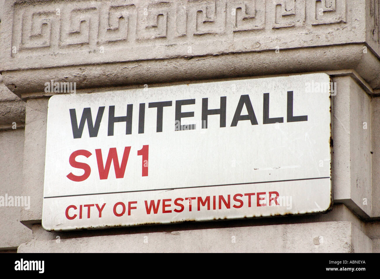 Whitehall Street Sign Stock Photo - Alamy