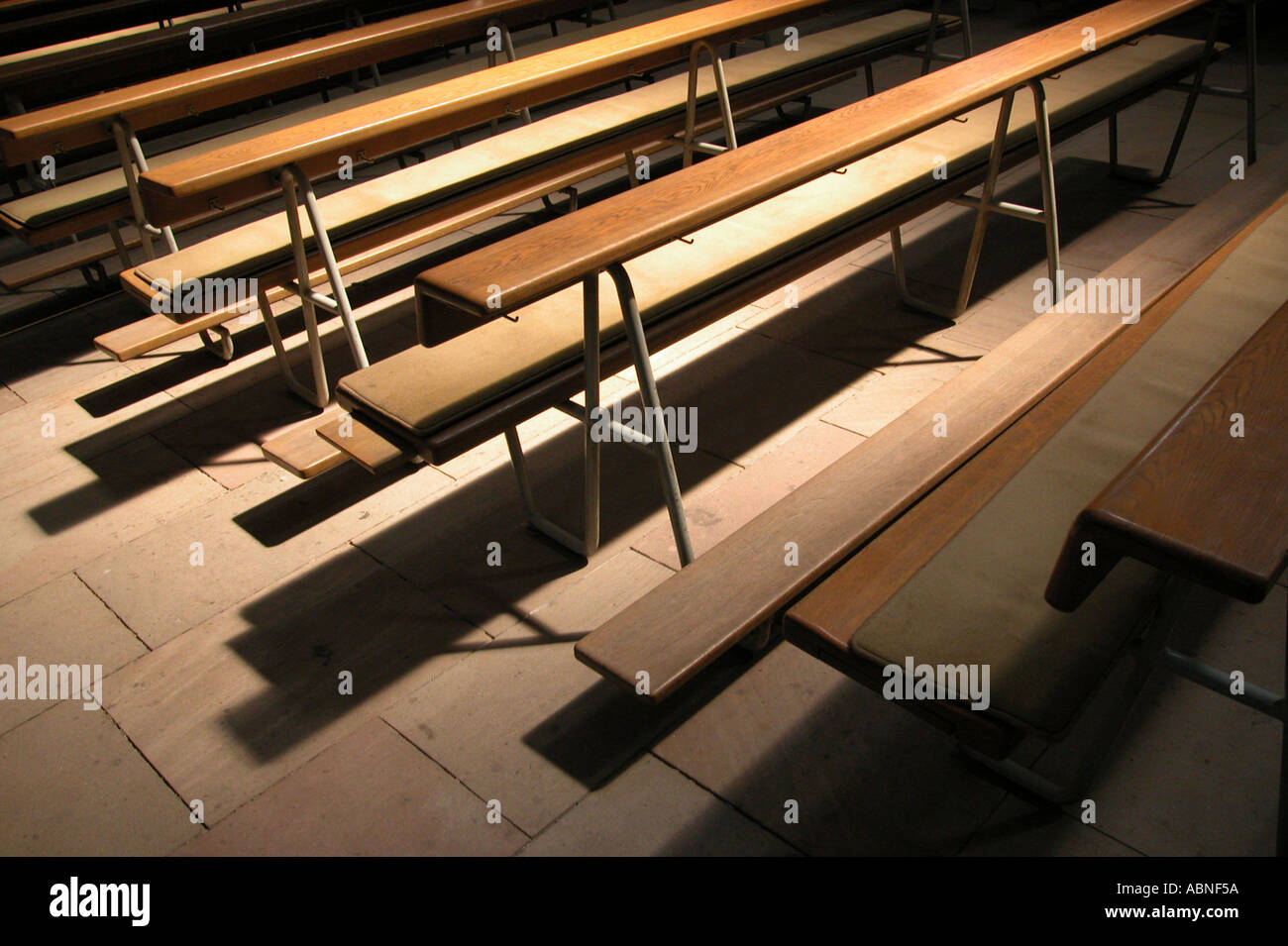 Benches or pews hi-res stock photography and images - Alamy