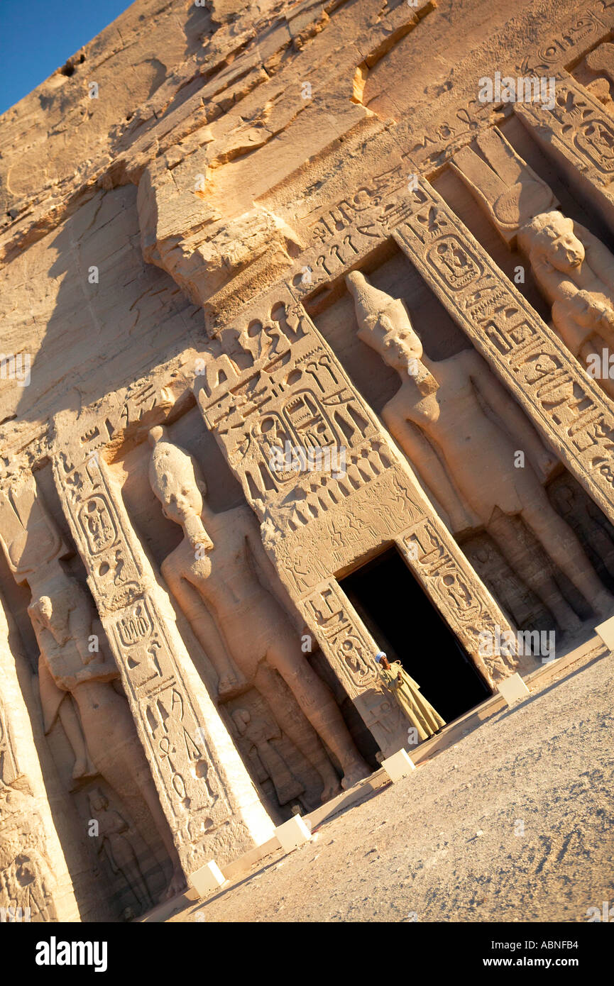 temple of Nefertari Abu Simbel Egypt Stock Photo - Alamy