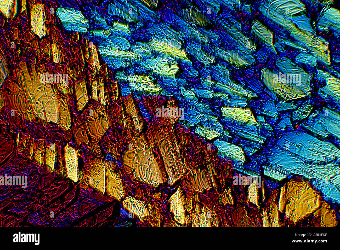 Mixed organic crystals Stock Photo - Alamy