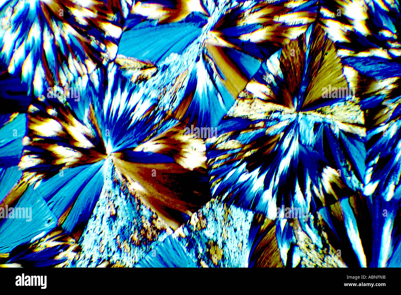 Pottasium Ferricyanide plus Ferric Chloride mixed crystals Stock Photo ...