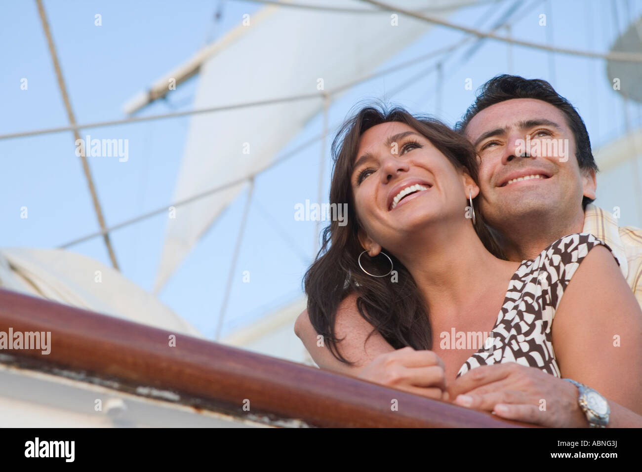 Hands leaning on ship railing hi-res stock photography and images - Alamy