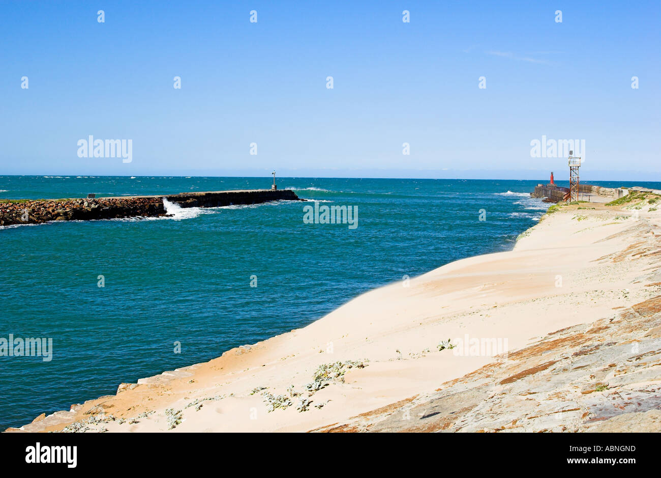 port alfred kowie river mouth Stock Photo - Alamy