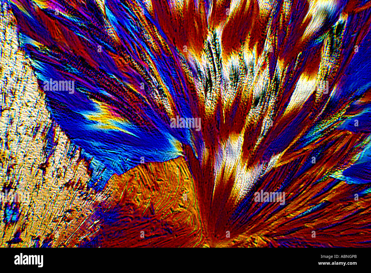 Subliming naphthalene hexachlorethane crystals from hi-res stock ...