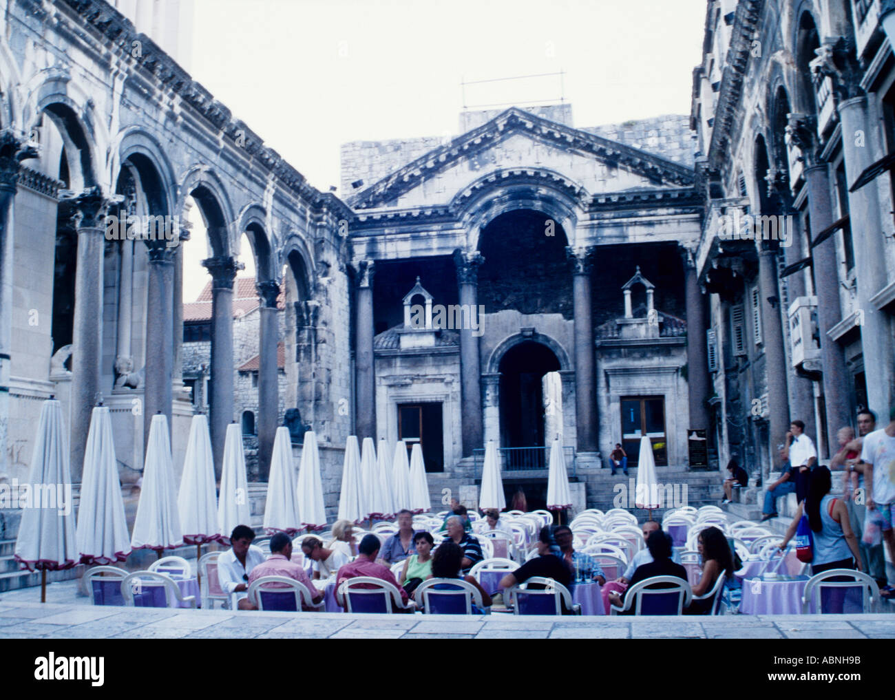 Surrounded by Diocletian s Palace Split Croatia Stock Photo - Alamy
