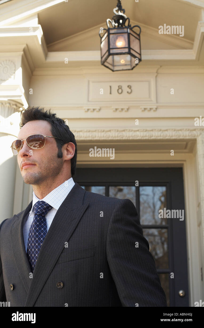 Man going office leaving home hi-res stock photography and images - Alamy