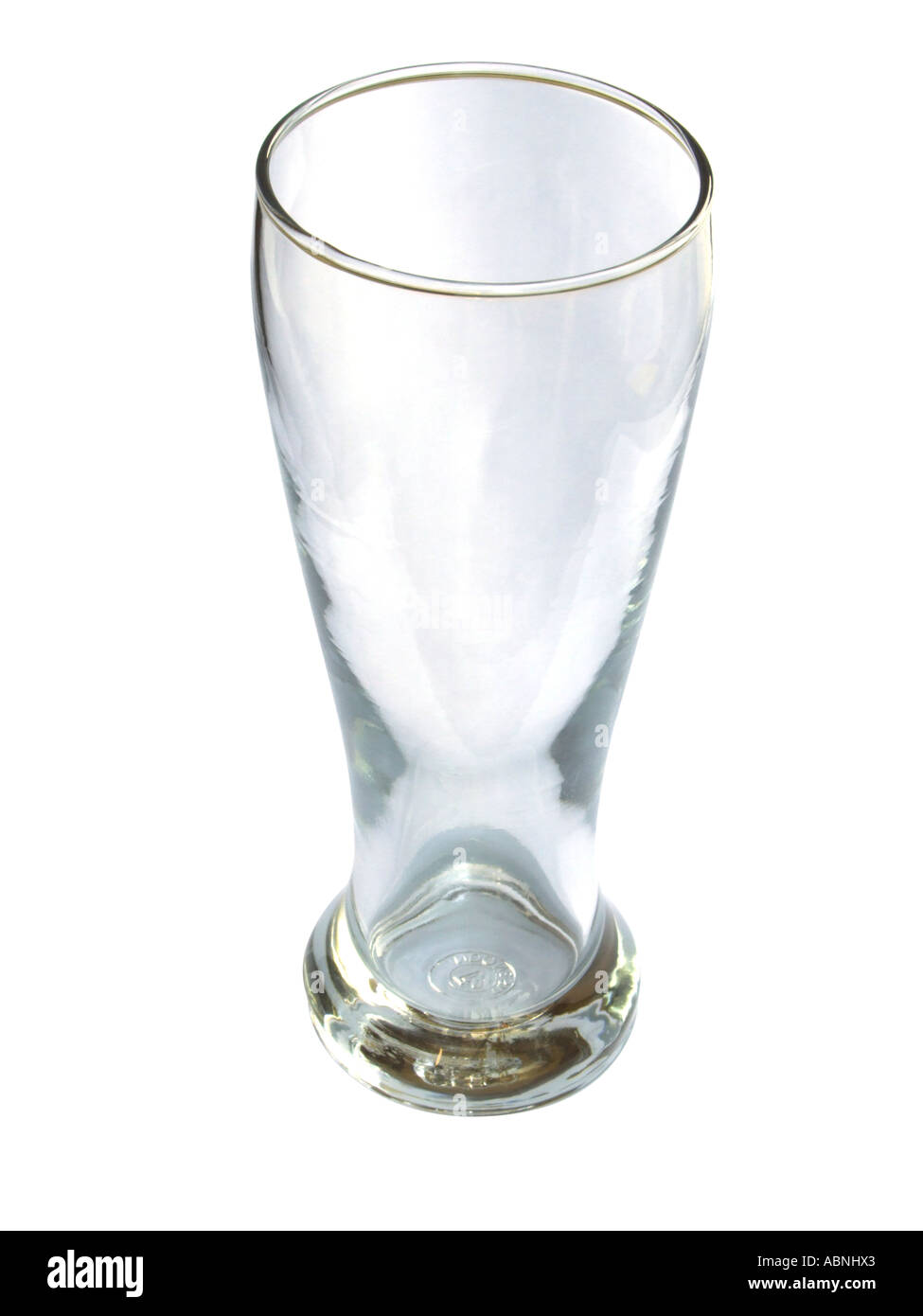 Tall drinking glass on a white background Stock Photo - Alamy