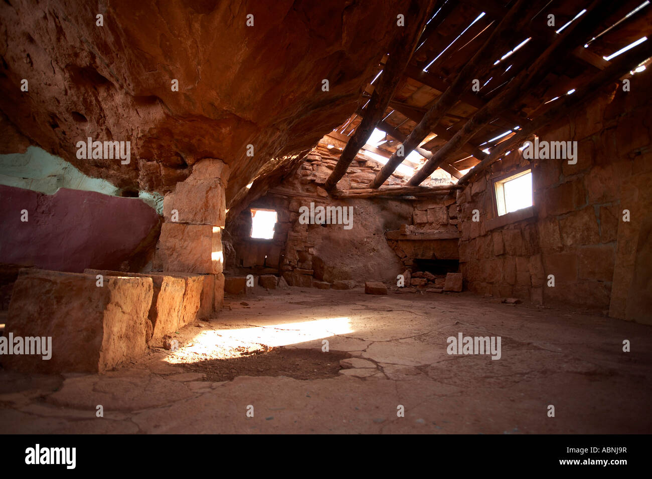 Interior of Hut, House Rock Valley, Arizona, USA Stock Photo - Alamy
