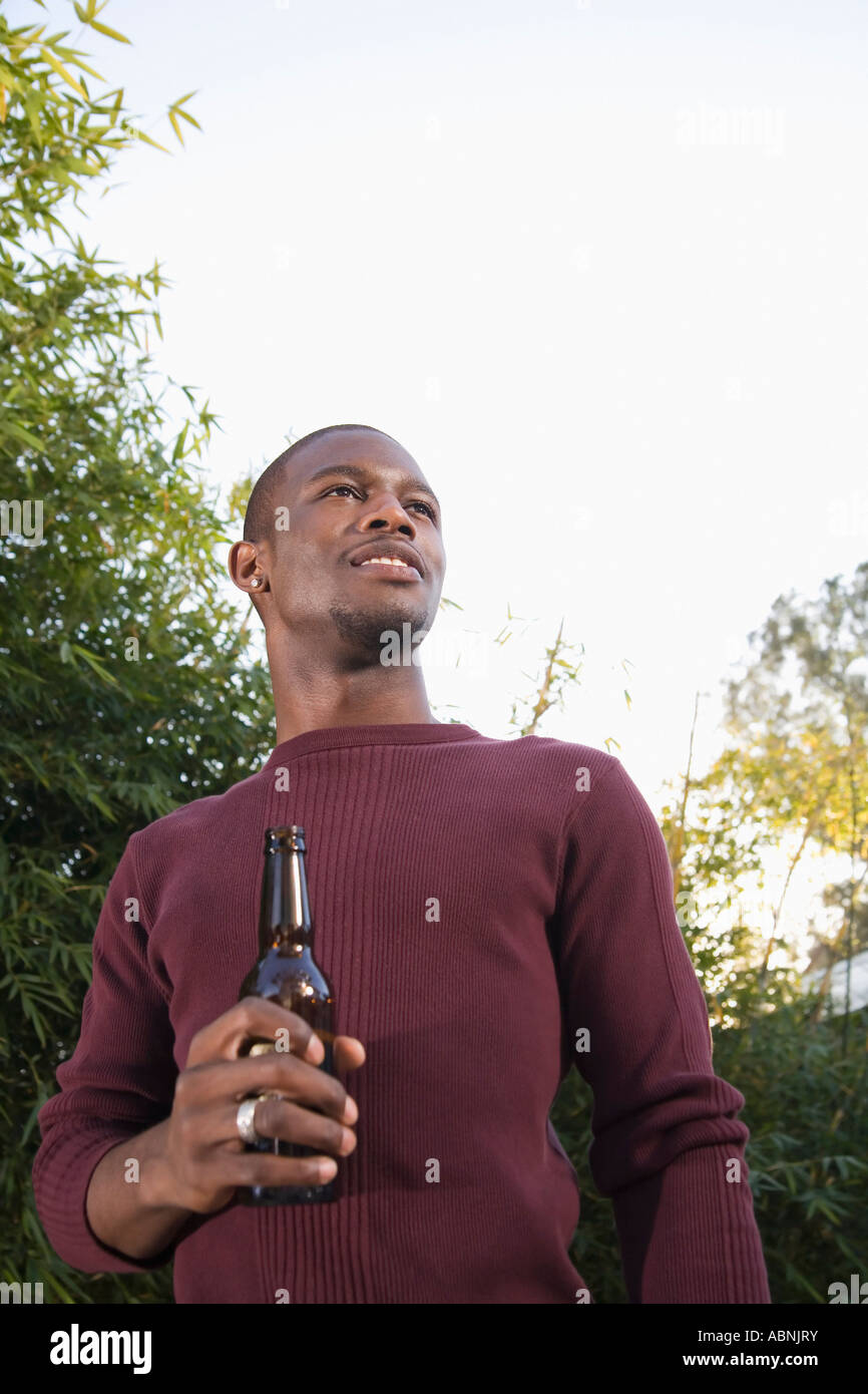 Outdoor portrait african man celebrating hi-res stock photography and ...