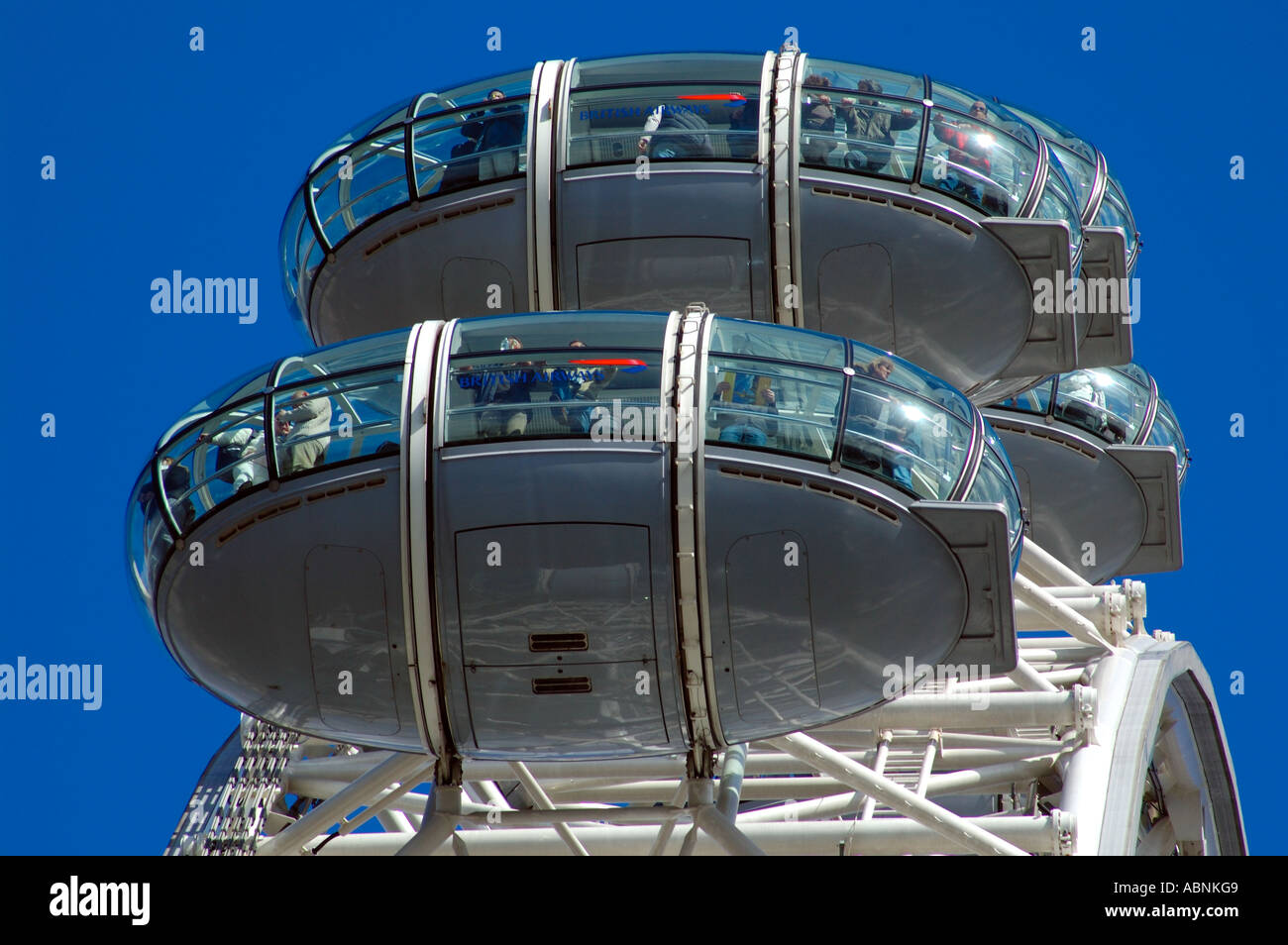 London Eye Pod, Southbank, London, England, UK, GB Stock Photo - Alamy