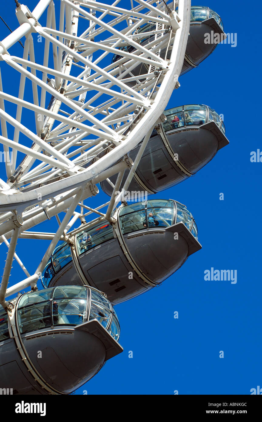 London Eye Pod, Southbank, London, England, UK, GB Stock Photo - Alamy