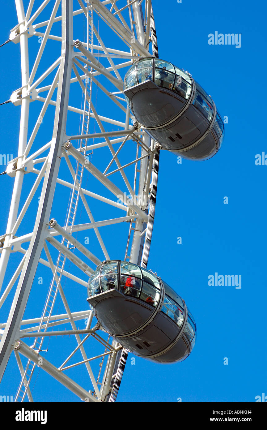 London Eye Pod, Southbank, London, England, UK, GB Stock Photo - Alamy
