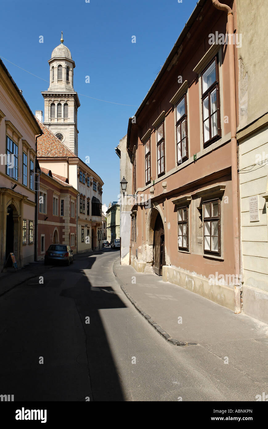 historic old town of Sopron Hungaria Stock Photo - Alamy