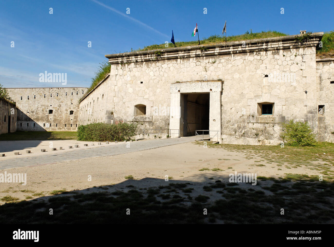 imperial austrian fortress of Monostor Fort Sandberg Komarom Hungaria ...
