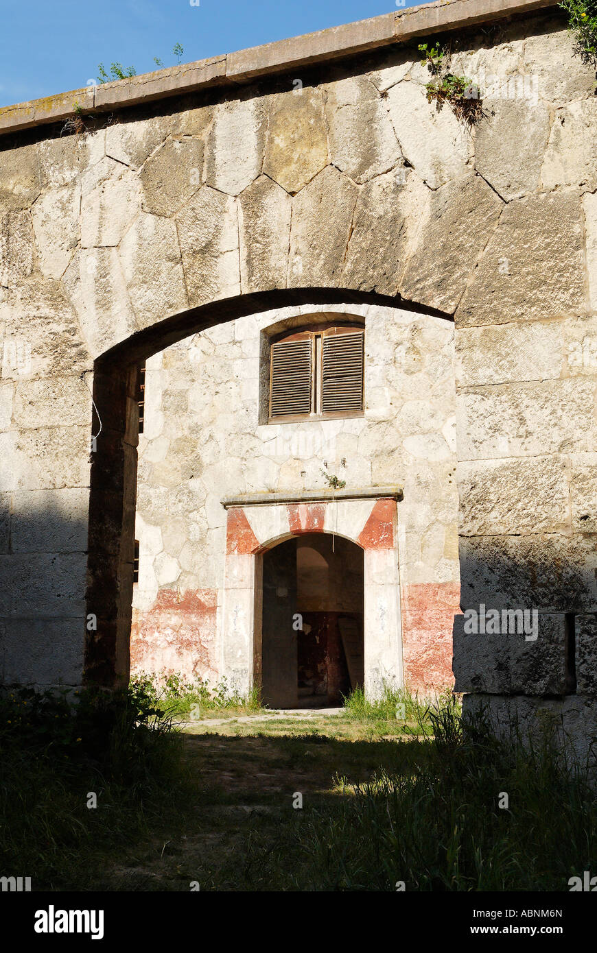 imperial austrian fortress of Monostor Fort Sandberg Komarom Hungaria ...