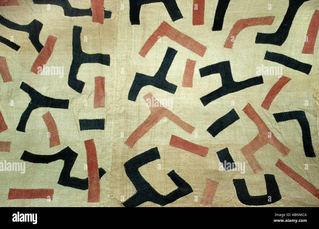 Woven raffia textile from The Democratic Republic of Congo DRC formerly ...