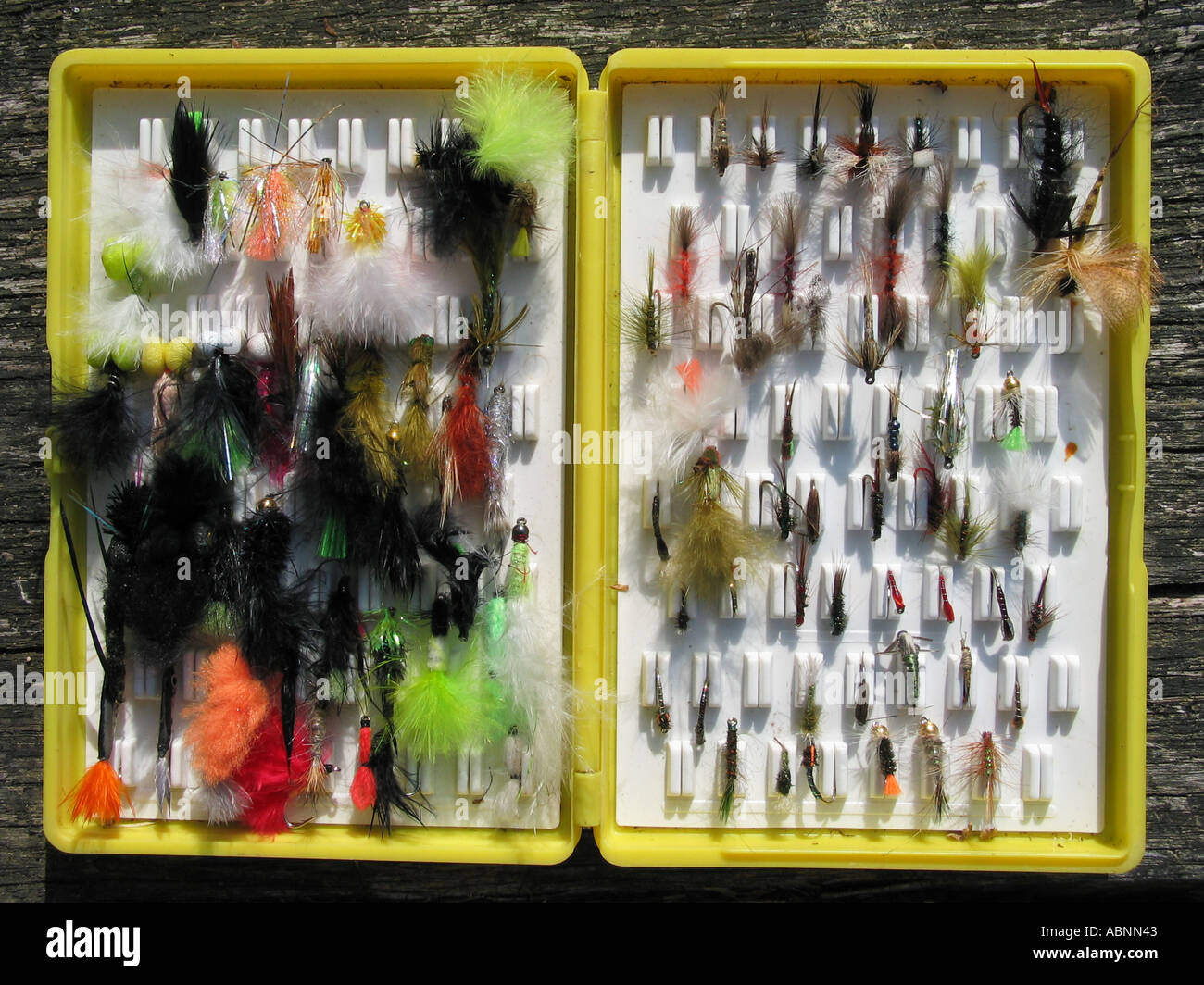 Yellow tackle box hi-res stock photography and images - Alamy