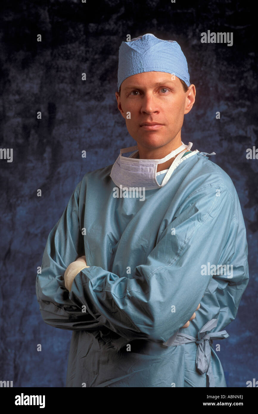 portrait of medical surgeon Stock Photo - Alamy