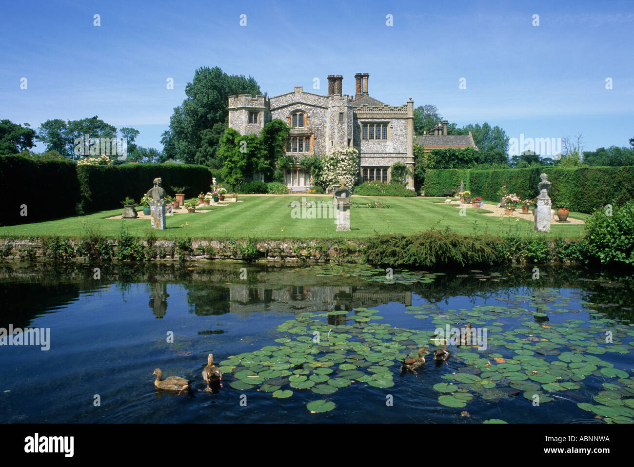 Mannington Hall and Garden, Norfolk, England, UK, English manor house ...