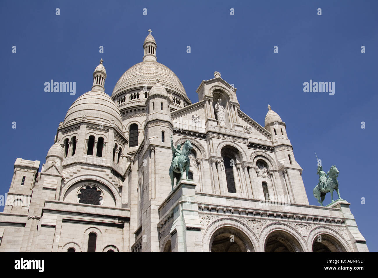 Sacre Coeur church at top of Monmartre Paris France Stock Photo - Alamy