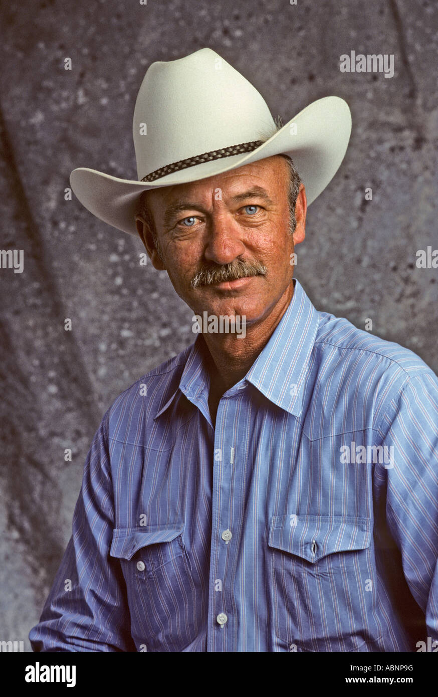 Portrait of a Texas cowboy Stock Photo - Alamy