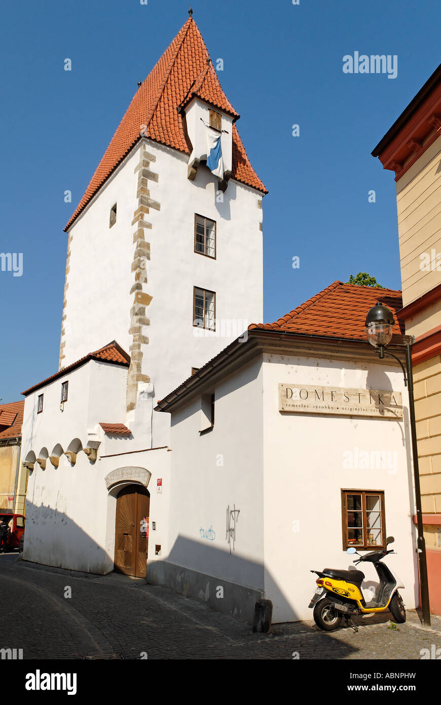 historic old town of Ceske Budejovice Budweis Budvar Bohemia Czech ...