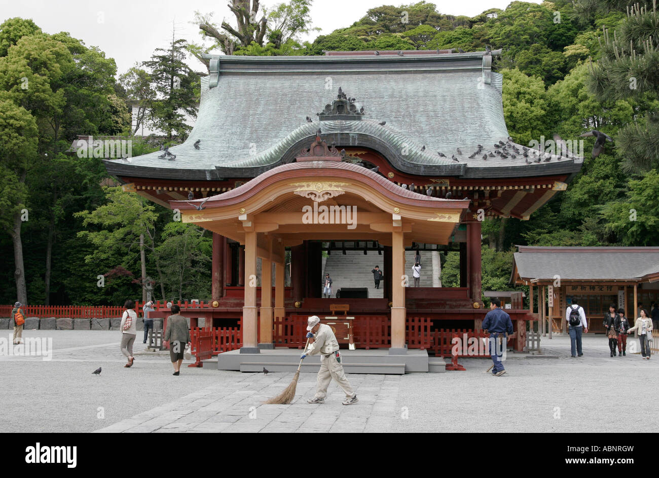shrine in Kamakura, Japan Stock Photo - Alamy