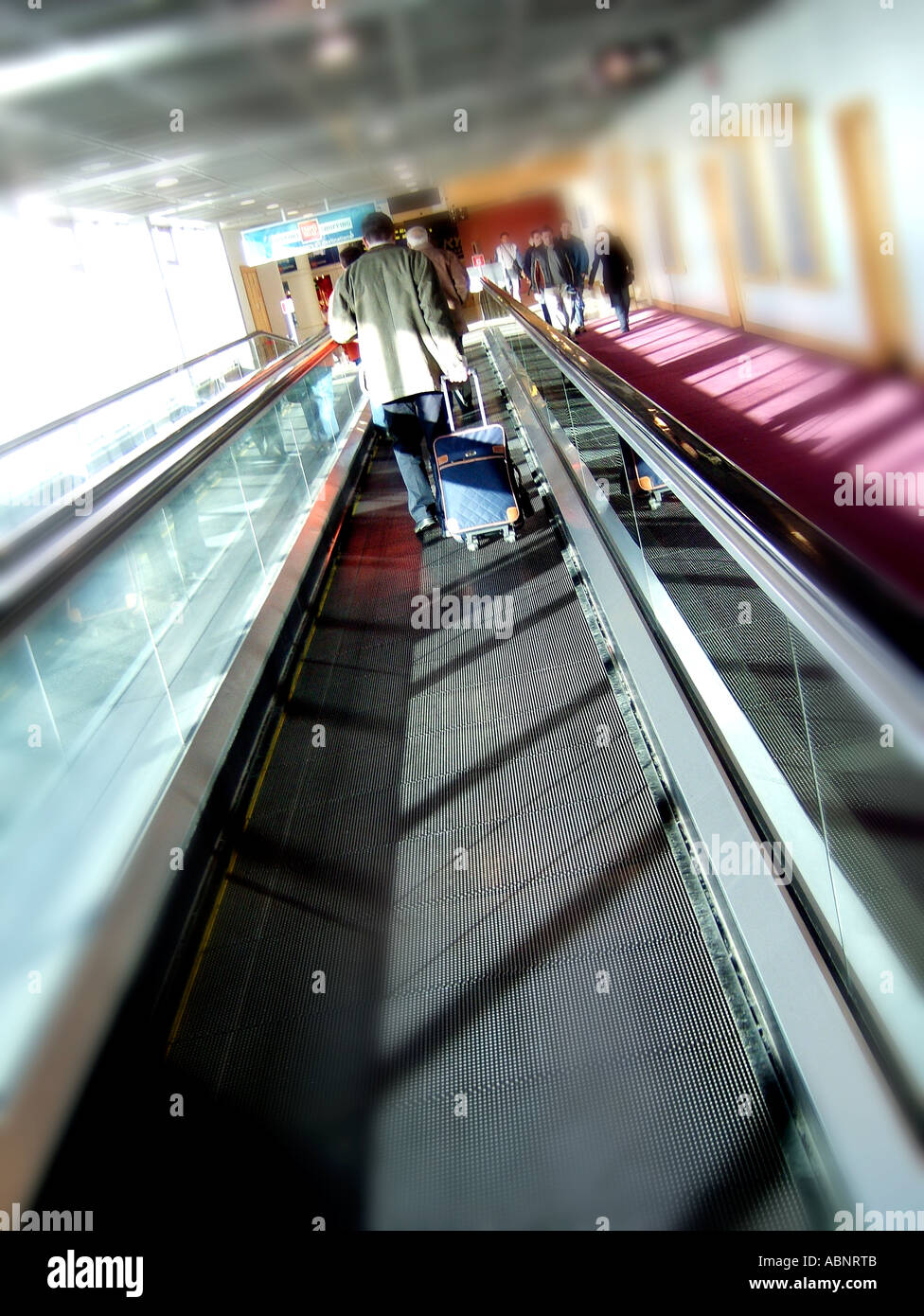moving pavement Dublin airport Ireland Stock Photo - Alamy
