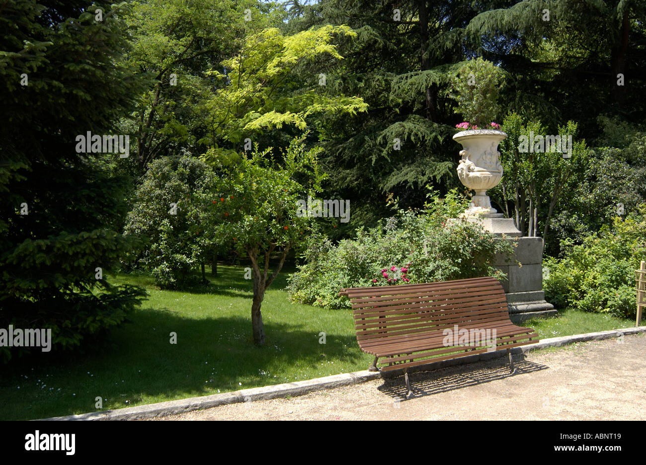 Jardines del campo del Moro Madrid Spain Stock Photo - Alamy