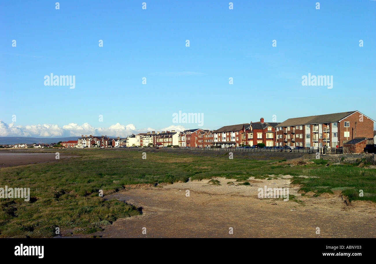 The Esplanade at Knott End on Sea Lancashire Stock Photo - Alamy