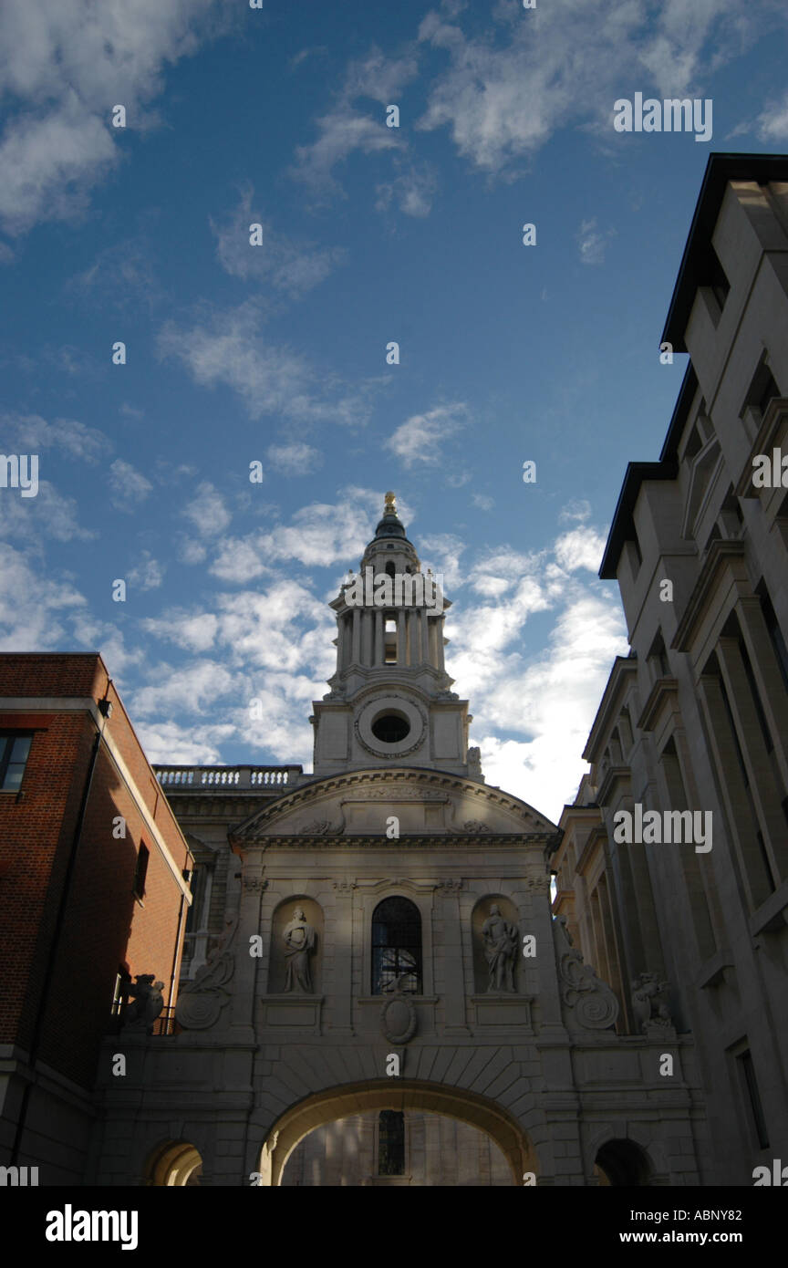 Temple Bar Paternoster Square London Stock Photo - Alamy