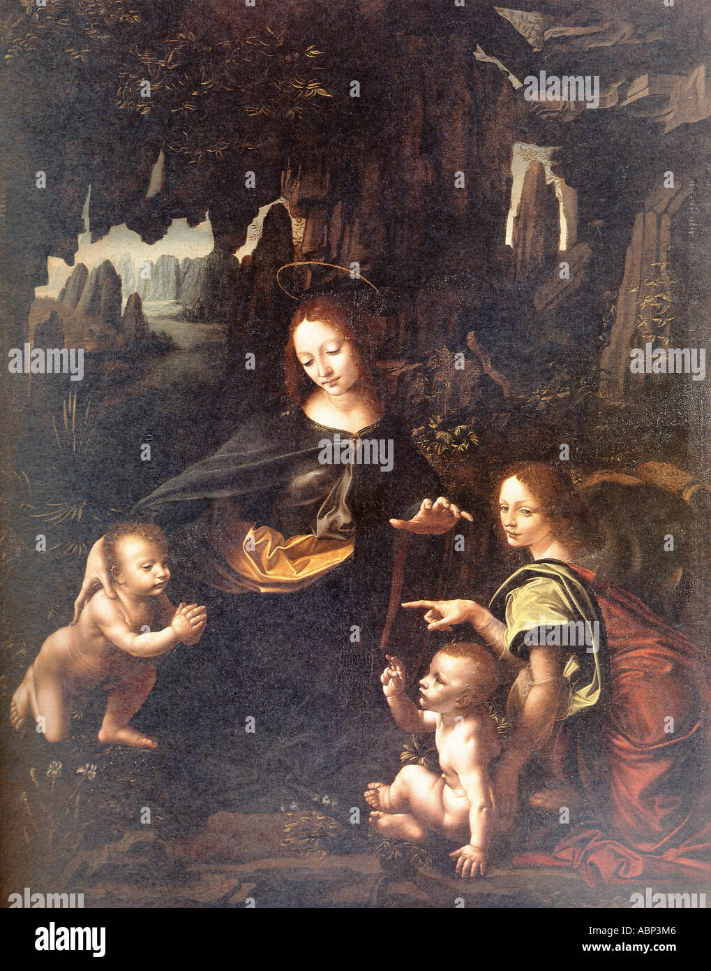 Virgin of the rocks leonardo hi-res stock photography and images - Alamy