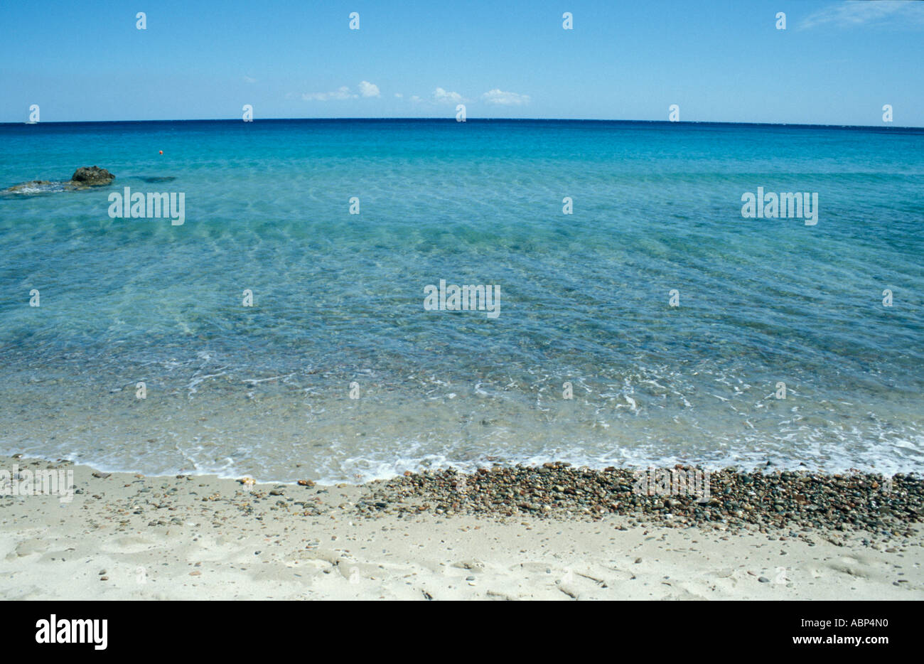 Clear blue sea Stock Photo - Alamy
