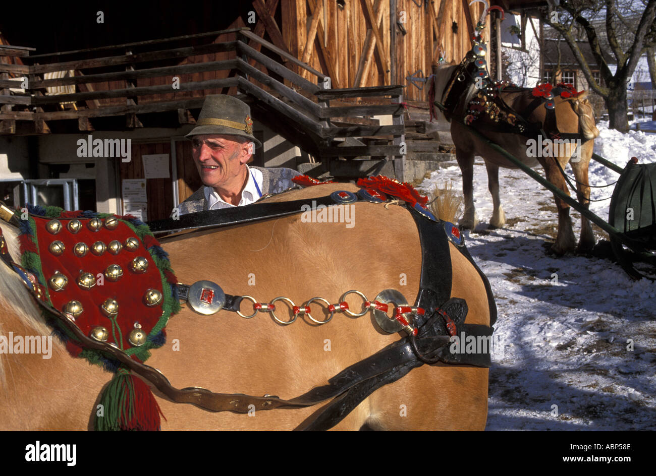 Castelrotto winter hi-res stock photography and images - Alamy
