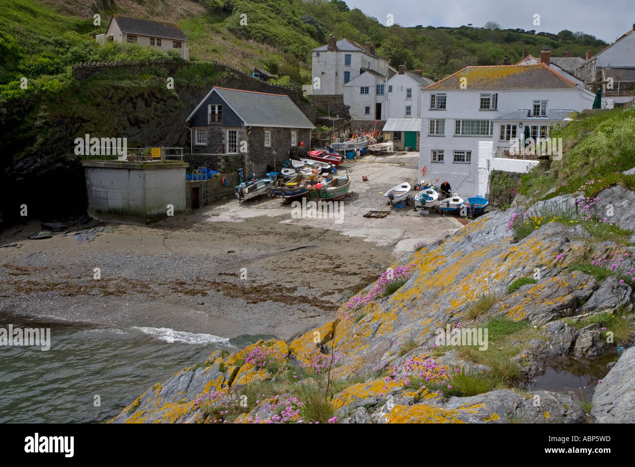 Portloe boats hi-res stock photography and images - Alamy