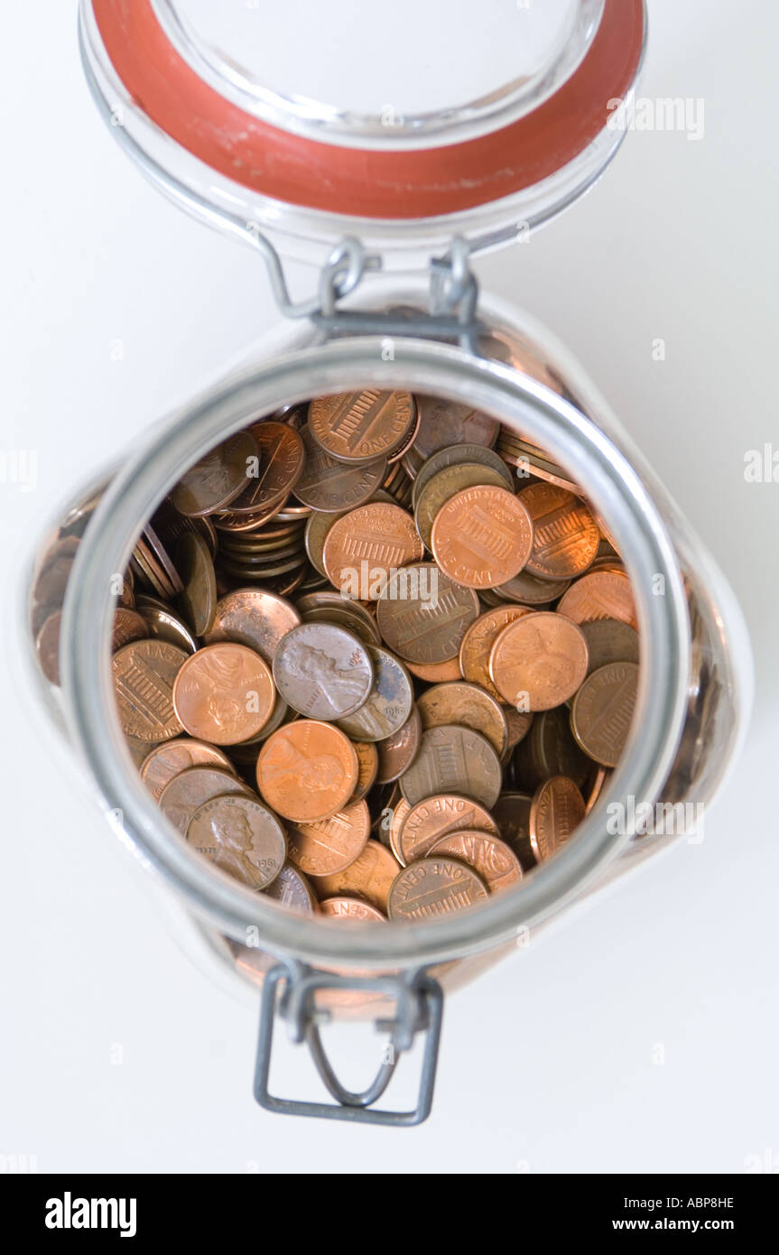 mason jar money Stock Photo - Alamy